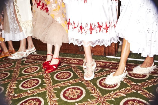 Backstage with Sonny Vandevelde at Simone Rocha – A Shaded View on Fashion