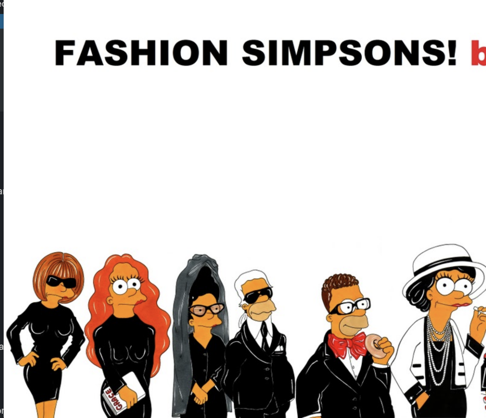 Fashion Simpsons! by aleXsandro Palombo – A Shaded View on Fashion