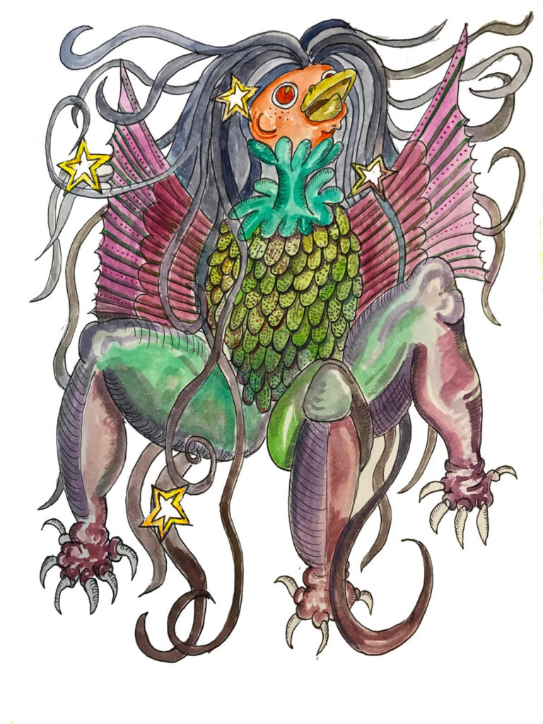 Call out : I want to see your drawings of the Japanese healing monster ...