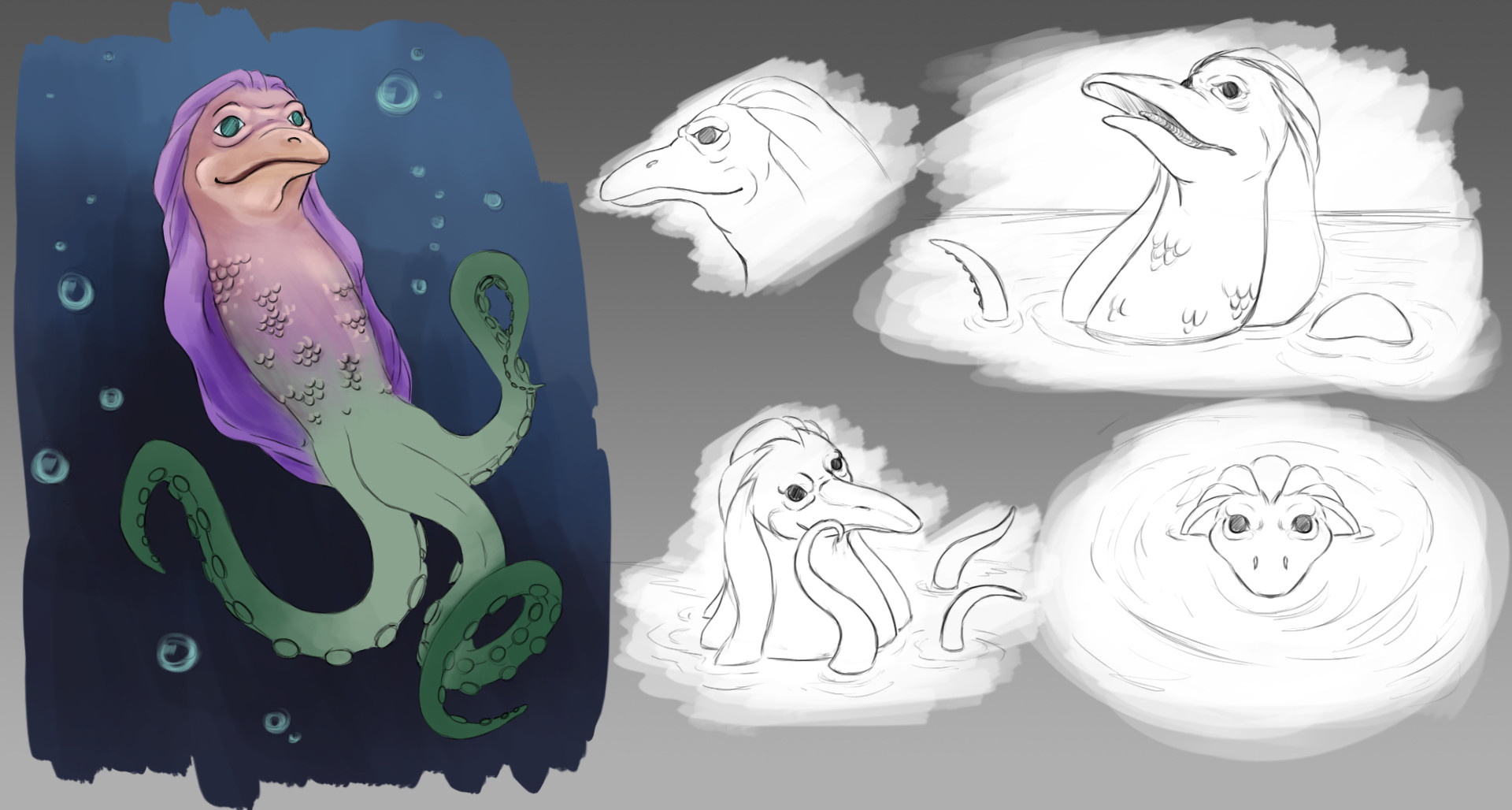 Call out : I want to see your drawings of the Japanese healing monster ...