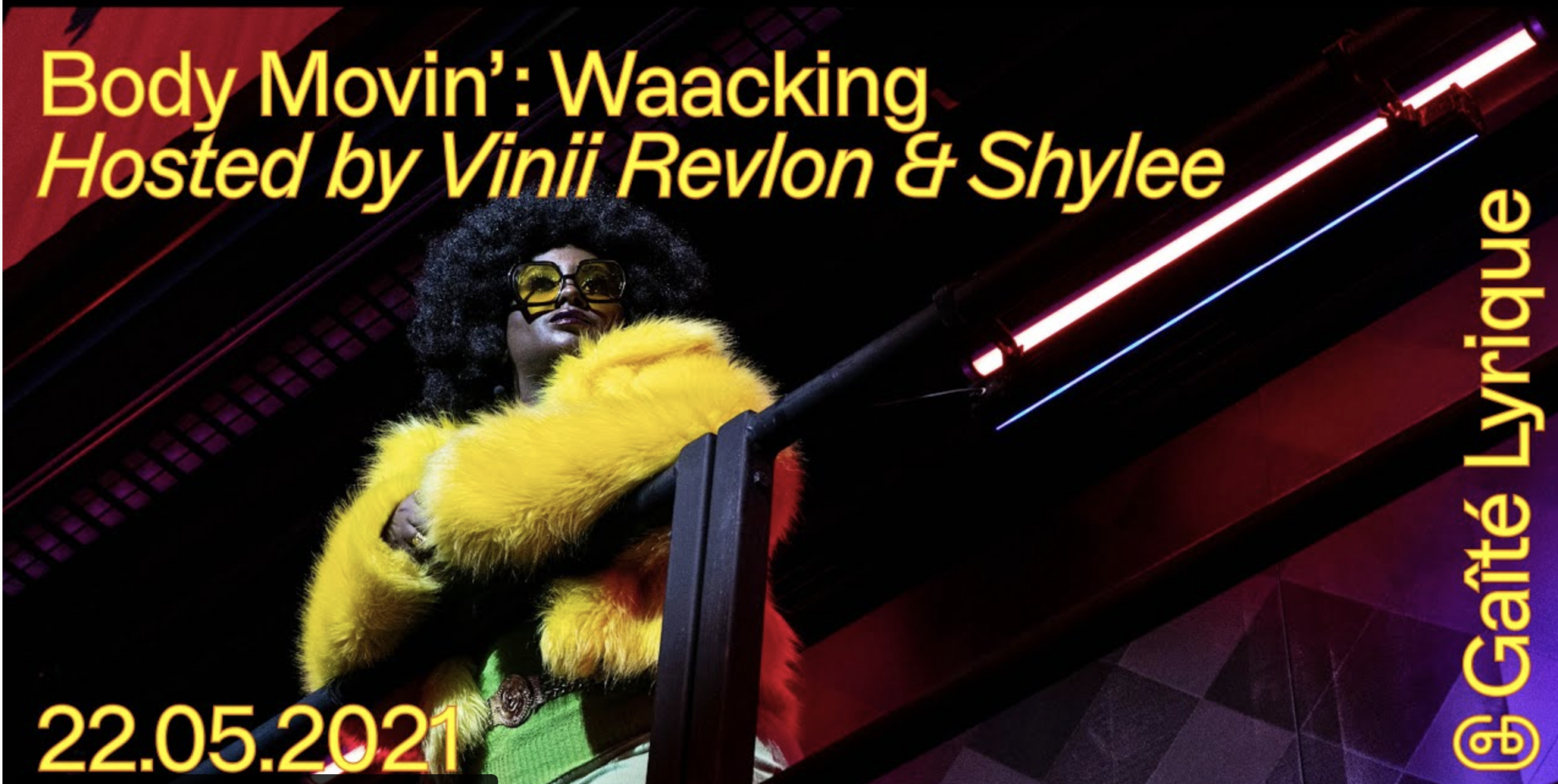 Body Movin’ : waacking- La Gaite Lyrique – A Shaded View on Fashion