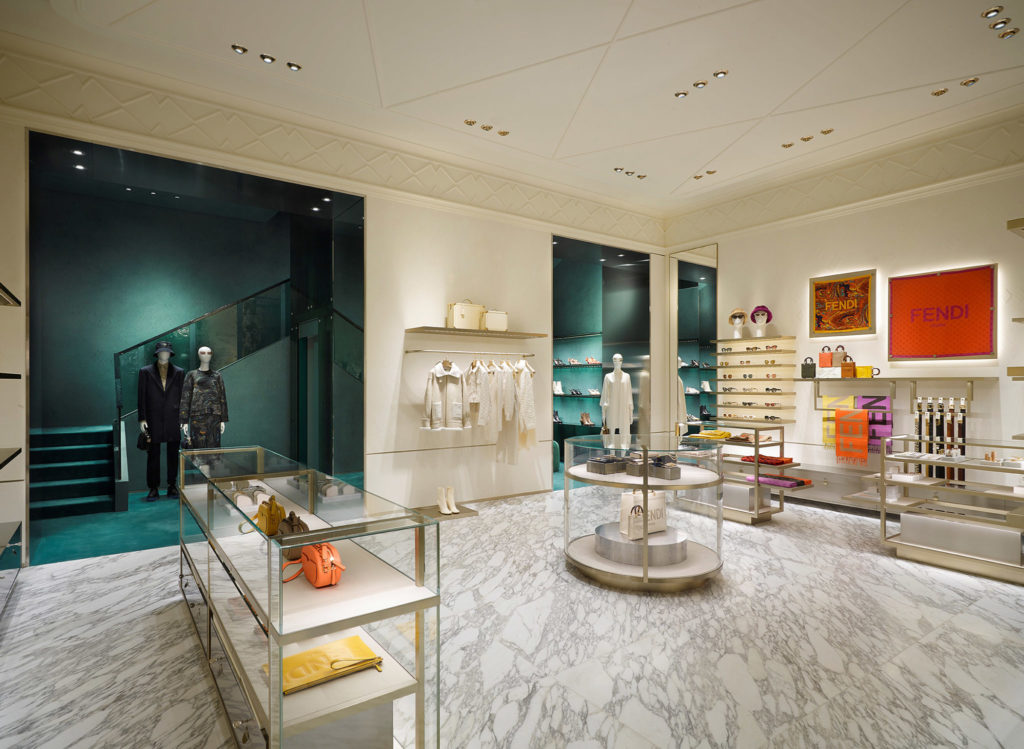 FENDI opens its new shop in Milan, inside the Galleria Vittorio ...