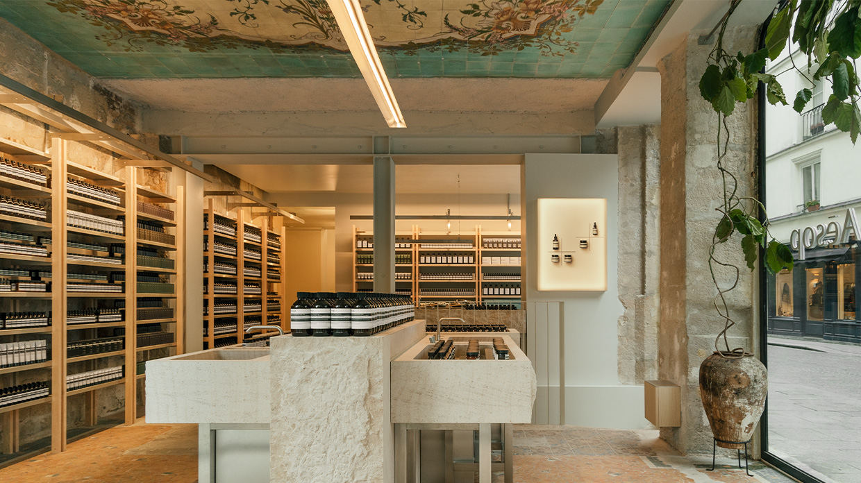 Aesop opens in a new location in the Marais – 12 rue des Francs Bourgeois, Paris 75003 – A ...