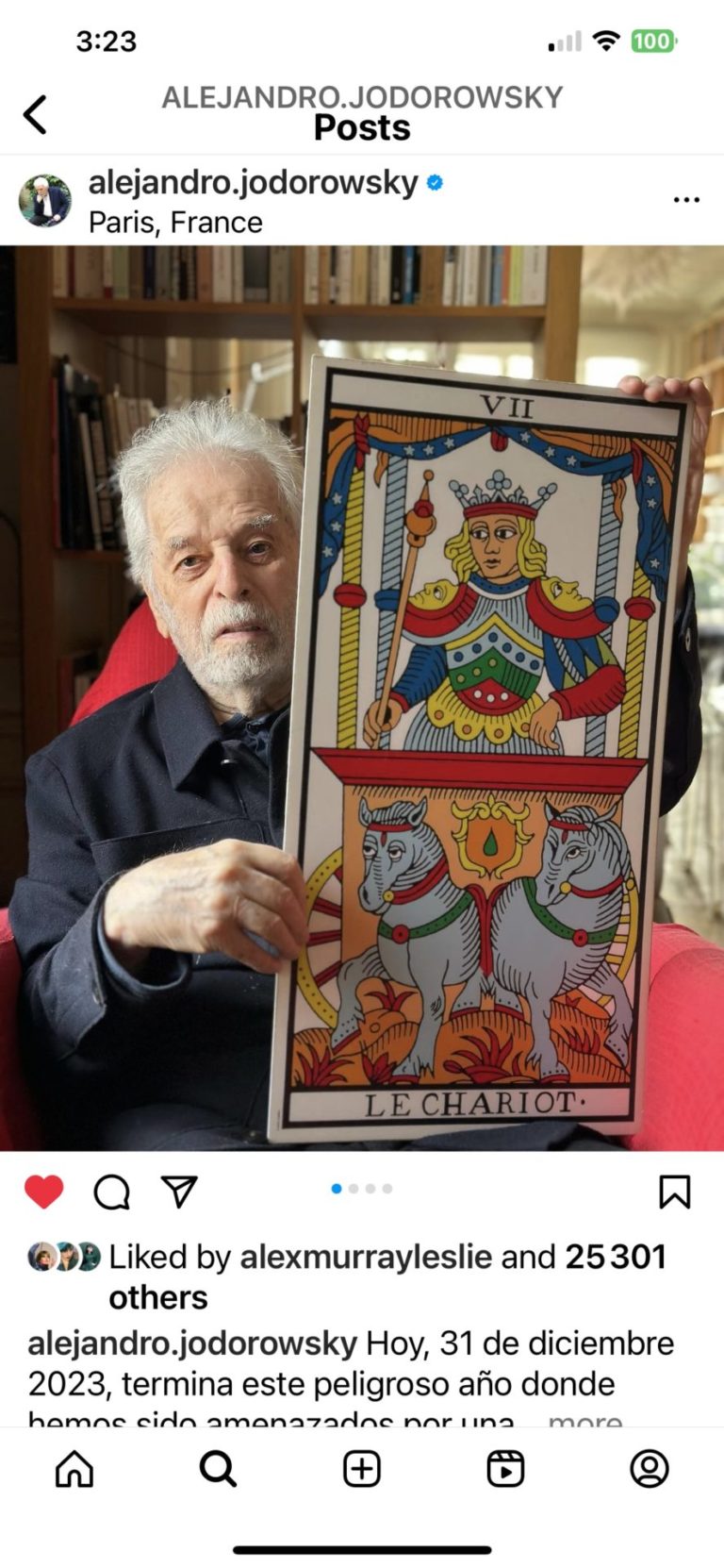 Alejandro Jodorowsky gives us hope for 2024, please read it… – A Shaded View on Fashion